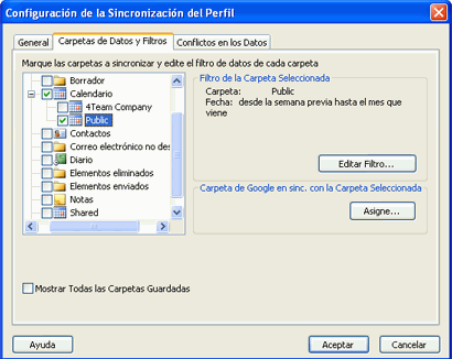 GOOGLE SYNC PROFILE SYNCHRONIZATION SETTINGS
